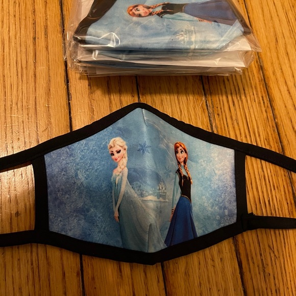 Other | Toddler Frozen Elsa And Anna Face Masks Nwt | Poshmark
